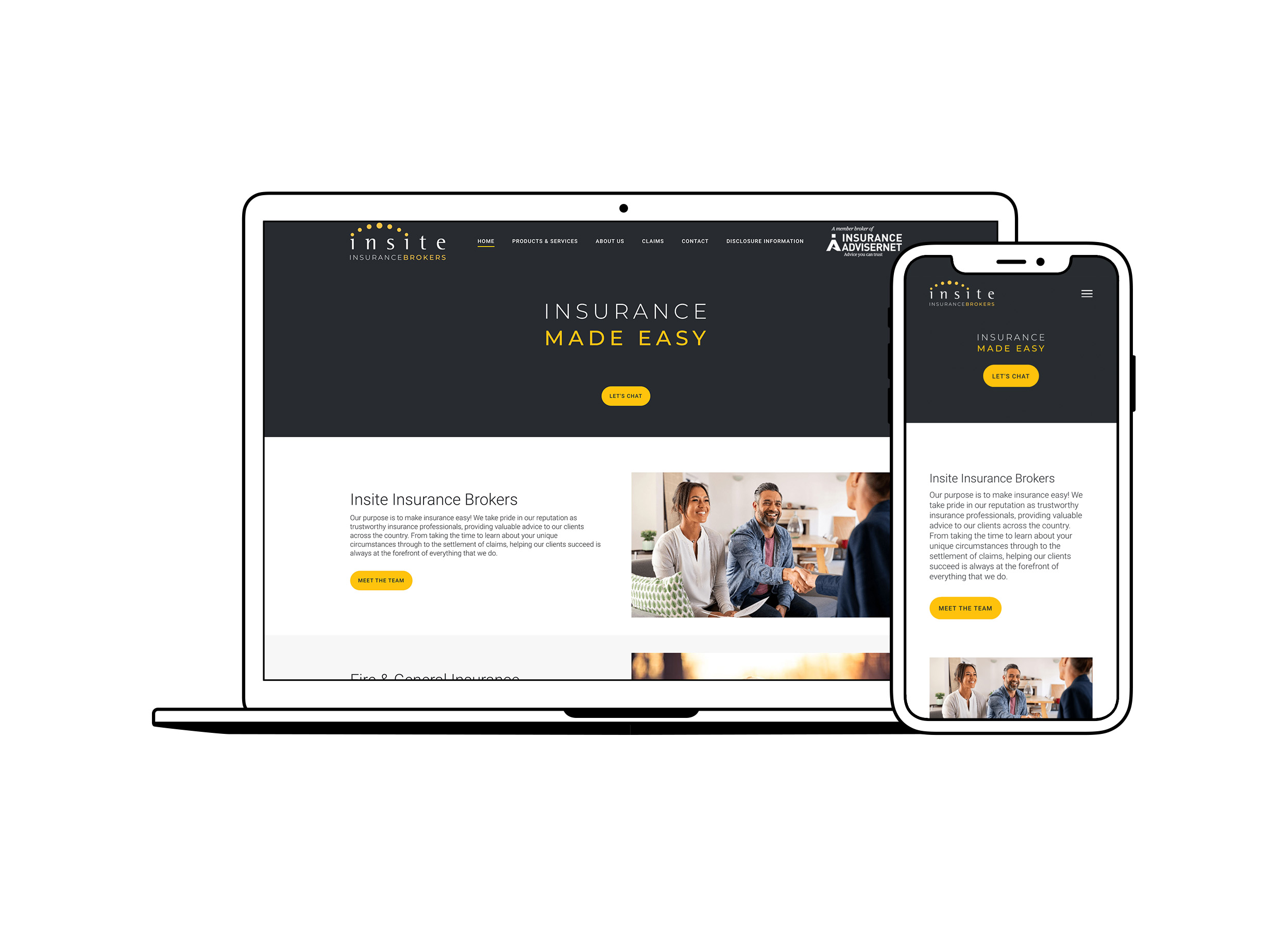 Insurance Website Design | Insite Insurance by Drip Digital